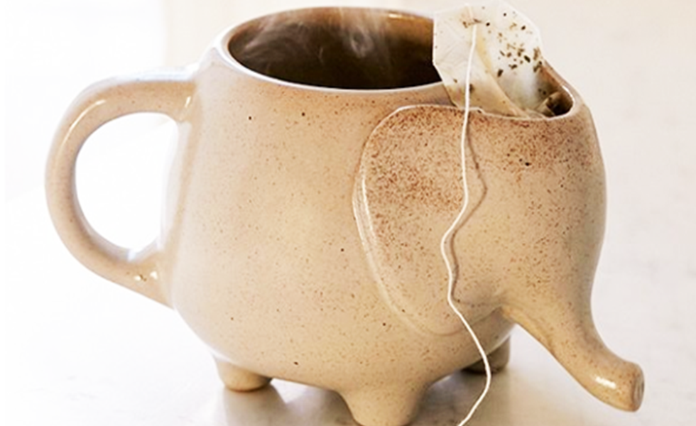 Tasse mit integriertem Teebeutel-Fach? Super praktisch!