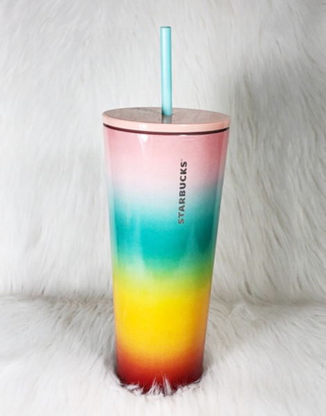 Starbucks-Becher in Regenbogenfarben verzaubert das Netz